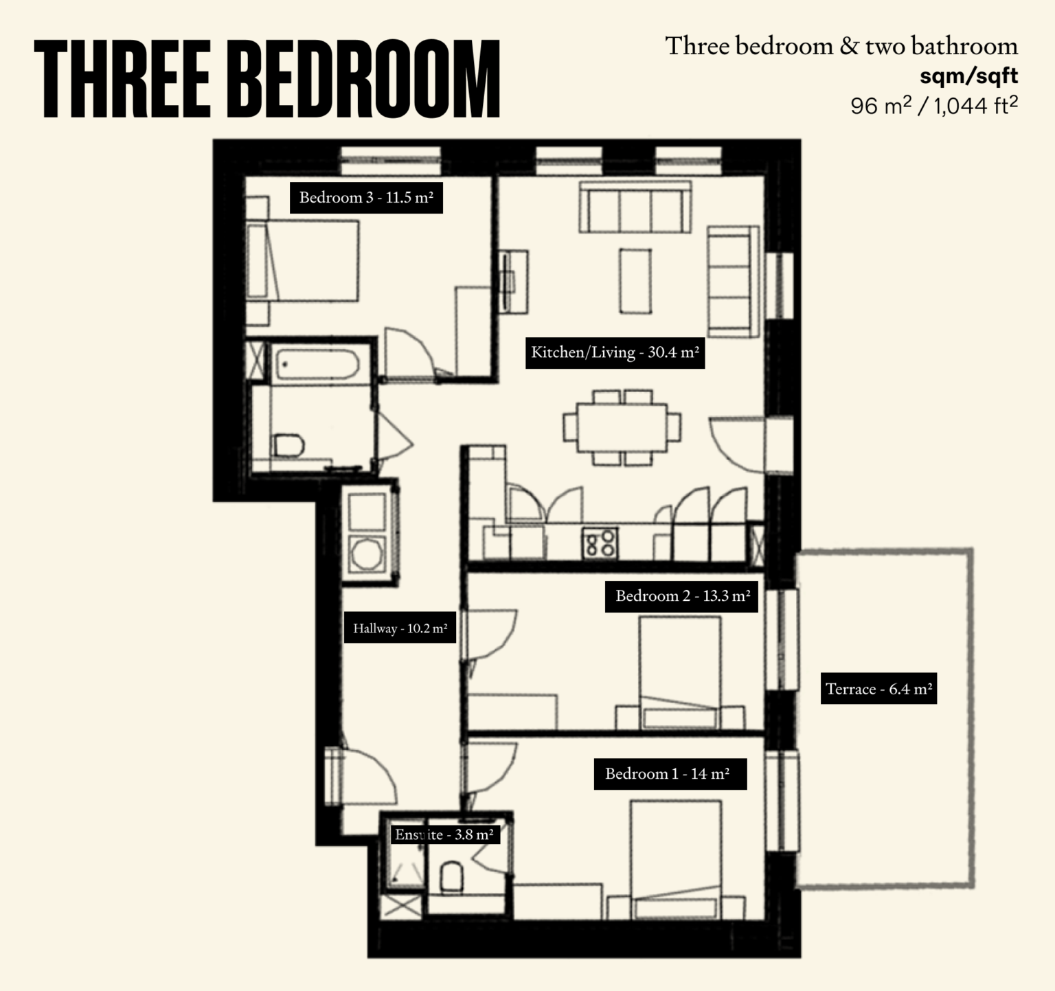 Three Bedroom Flats To Rent In Deptford | UNCLE